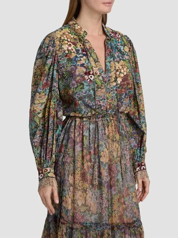 Kobi Halperin Clara Floral Cotton Blouse