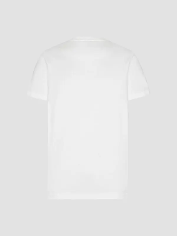 Dolce & Gabbana Embroidered Logo Crewneck T-shirt - Bianco