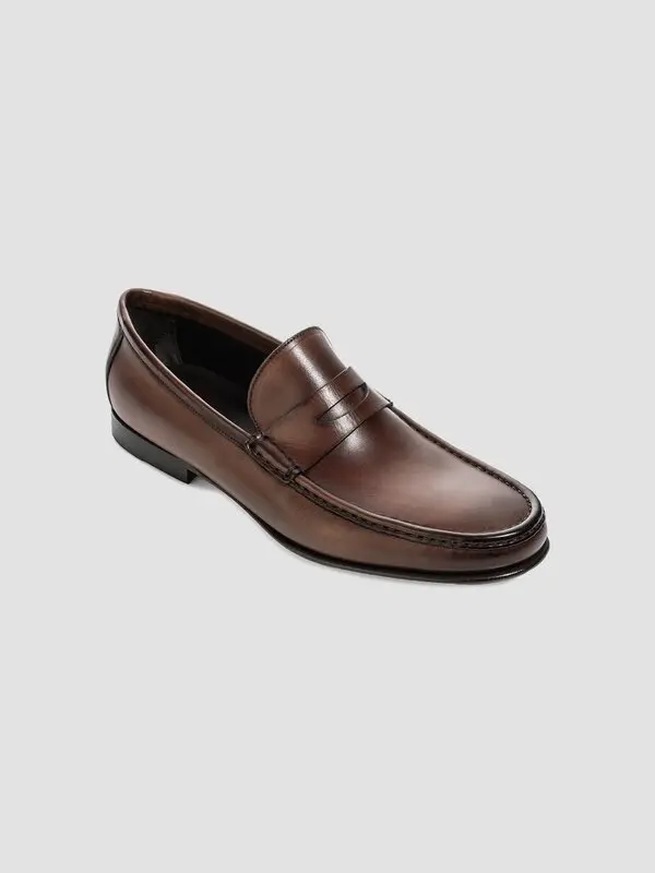 To Boot New York Clapton Leather Penny Loafers