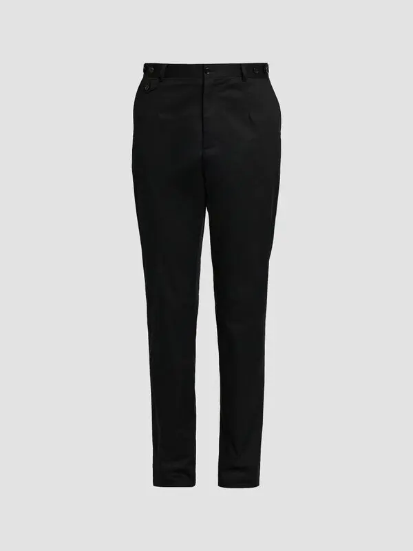Dolce & Gabbana Gabardine Cotton Straight-leg Trousers