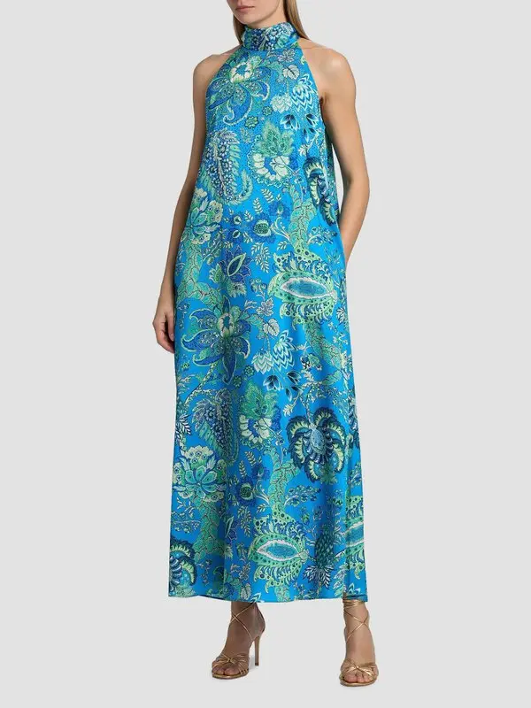 UNGARO Sabine Paisley Embellished Maxi Dress