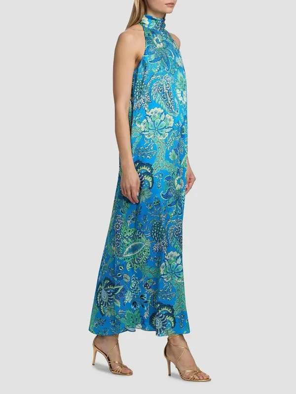 UNGARO Sabine Paisley Embellished Maxi Dress