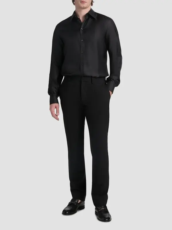 Dolce & Gabbana Silk Twill Button-front Shirt