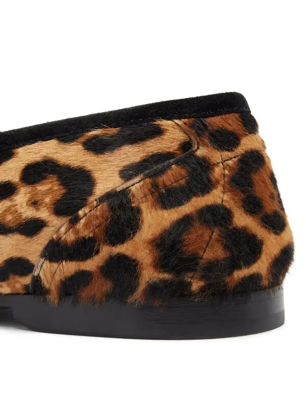 Dolce & Gabbana Crosta -print Calf Hair Loafers