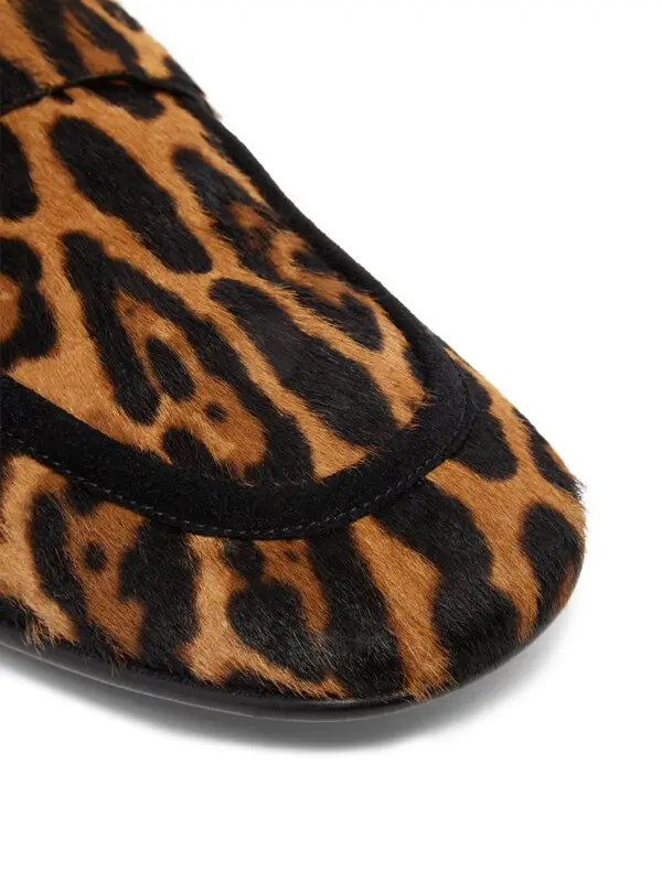 Dolce & Gabbana Crosta -print Calf Hair Loafers