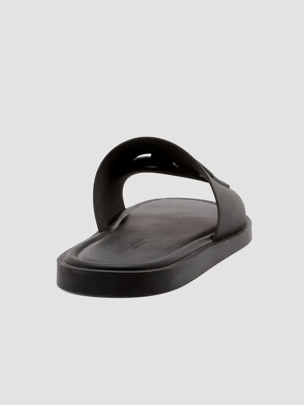 Dolce & Gabbana Gomma Logo Slides - Nero