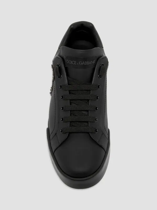 Dolce & Gabbana Logo Leather Low-top Sneakers