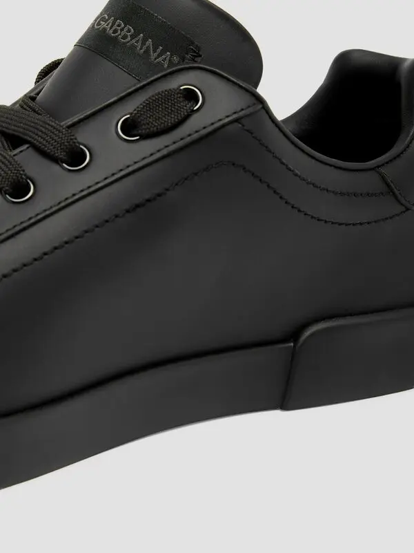 Dolce & Gabbana Logo Leather Low-top Sneakers