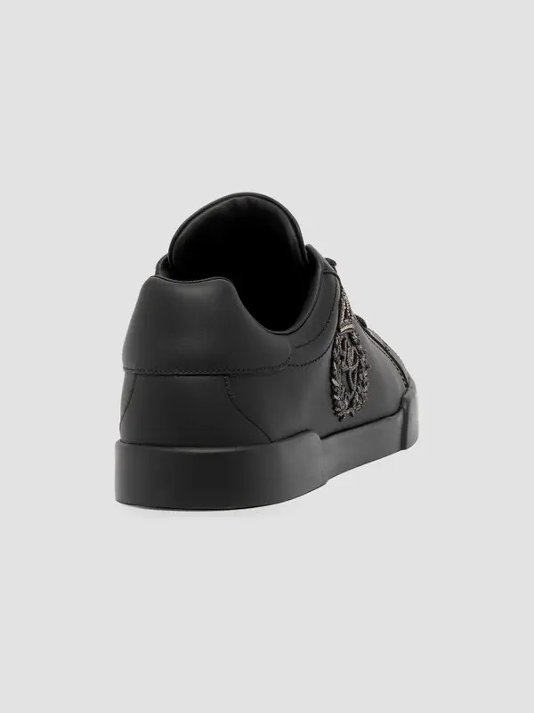 Dolce & Gabbana Logo Leather Low-top Sneakers
