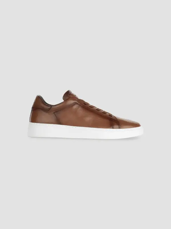 To Boot New York James Leather Elastic Slip-on Sneakers