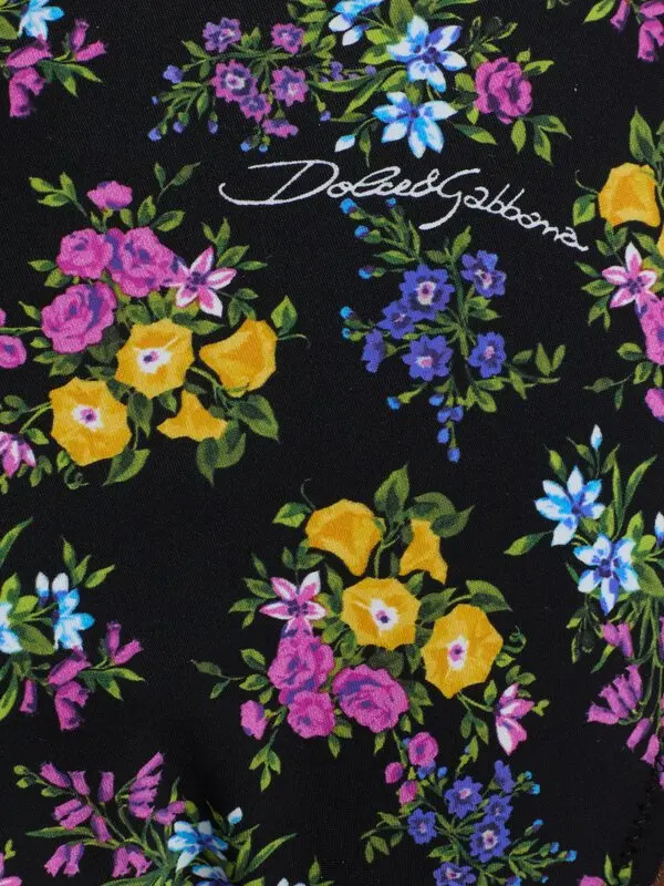 Dolce & Gabbana Floral Bouquet Print String Bikini
