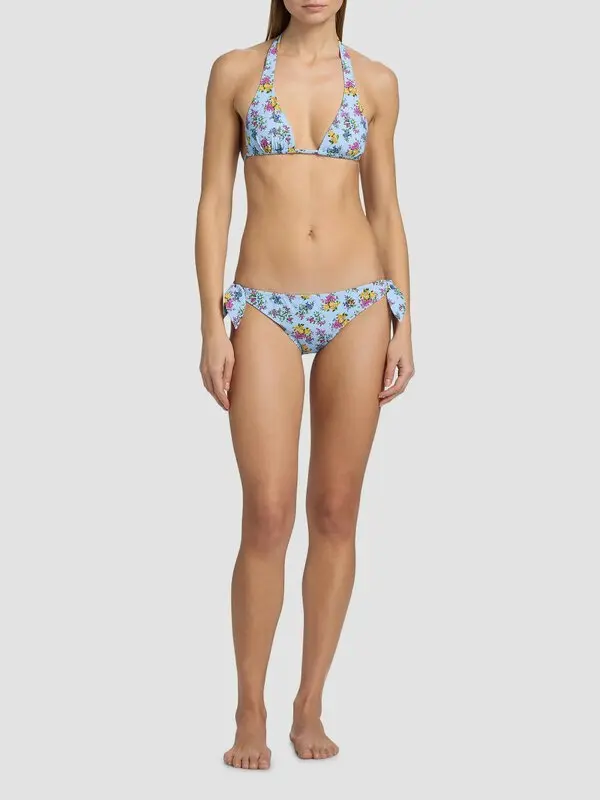 Dolce & Gabbana Floral Tie Bikini