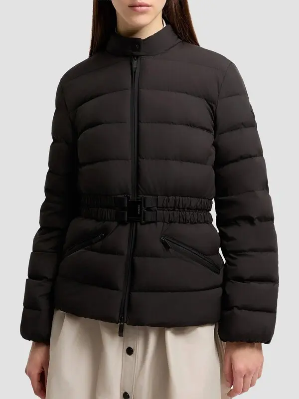 Moncler Esthetique Puffer Coat With Belt