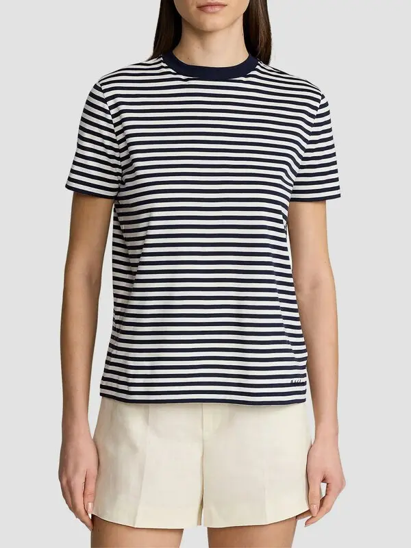 Ralph Lauren Hallie Striped Crewneck T-shirt