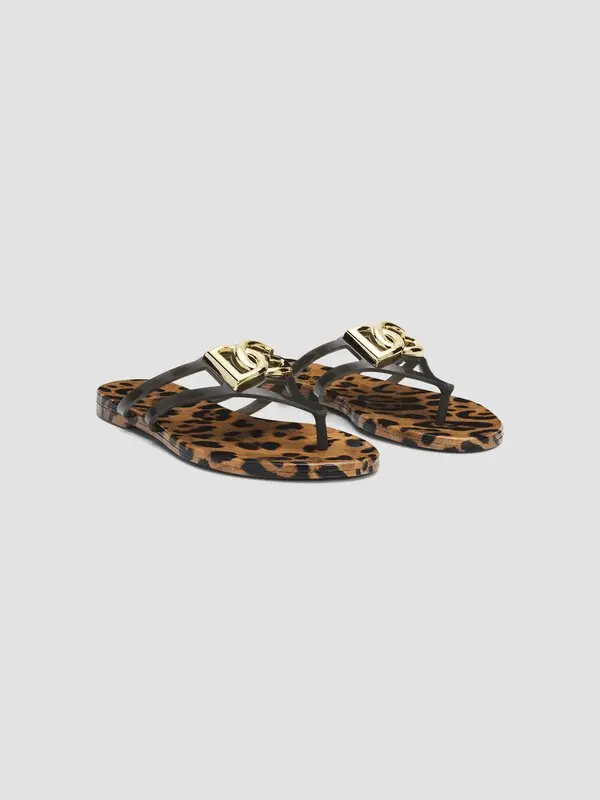 Dolce & Gabbana Dg Jelly Printed Sandals