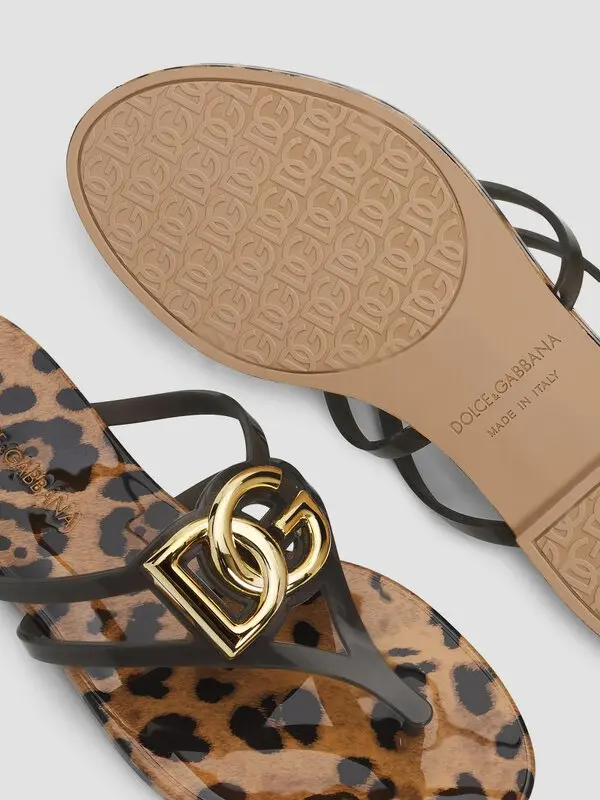 Dolce & Gabbana Dg Jelly Printed Sandals