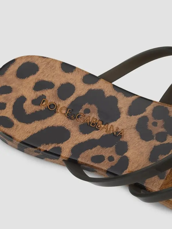 Dolce & Gabbana Dg Jelly Printed Sandals