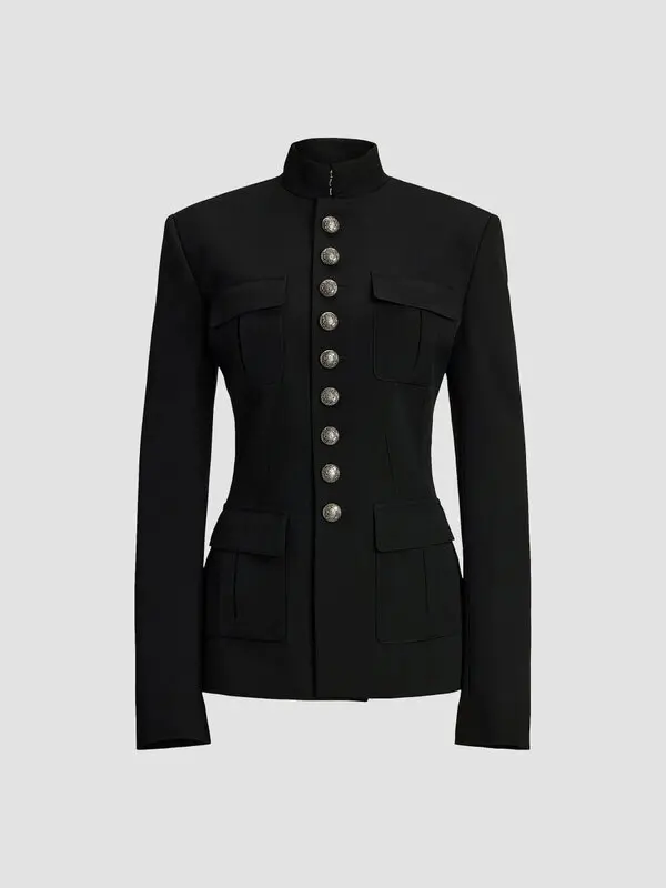 Ralph Lauren Eliza Grain De Poudre Jacket