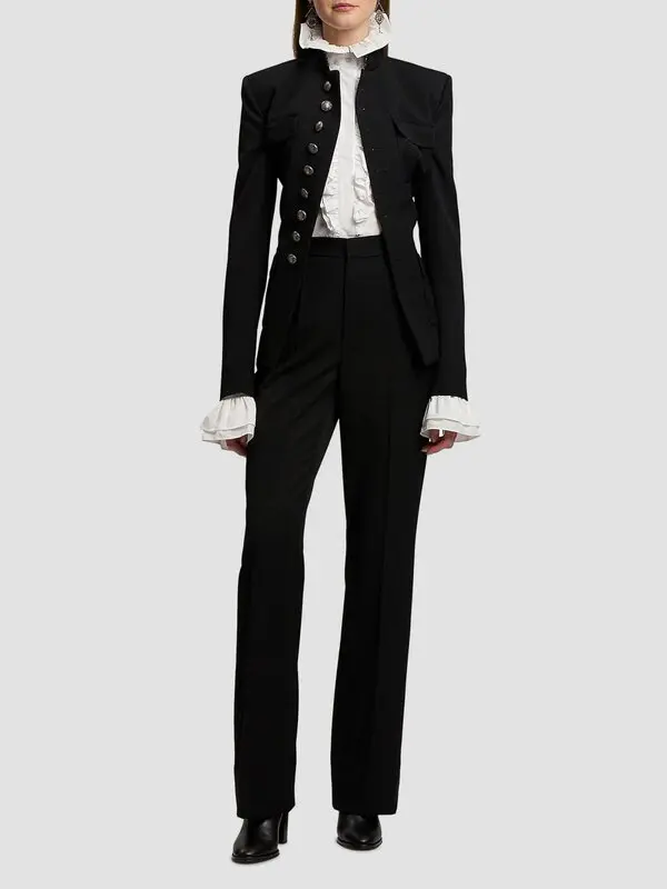 Ralph Lauren Eliza Grain De Poudre Jacket