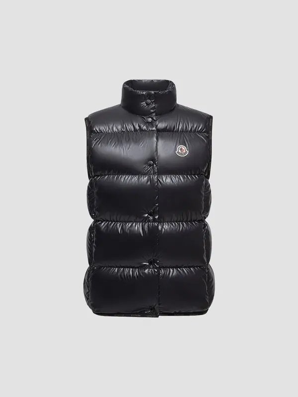 Moncler Badia Puffer Vest - Black