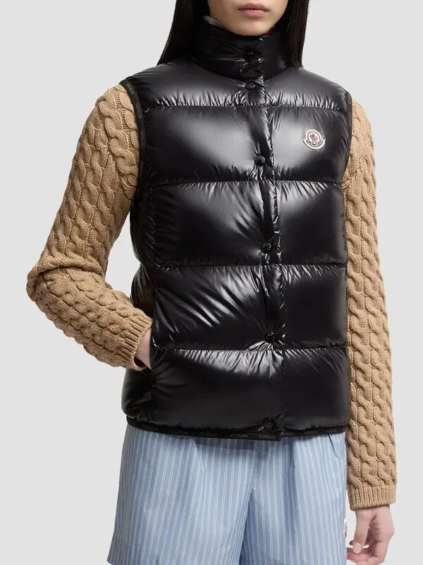Moncler Badia Puffer Vest - Black