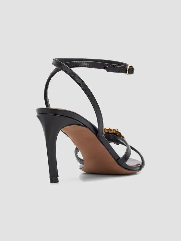 Dolce & Gabbana Desire 105mm Heart-detailed Leather Sandals