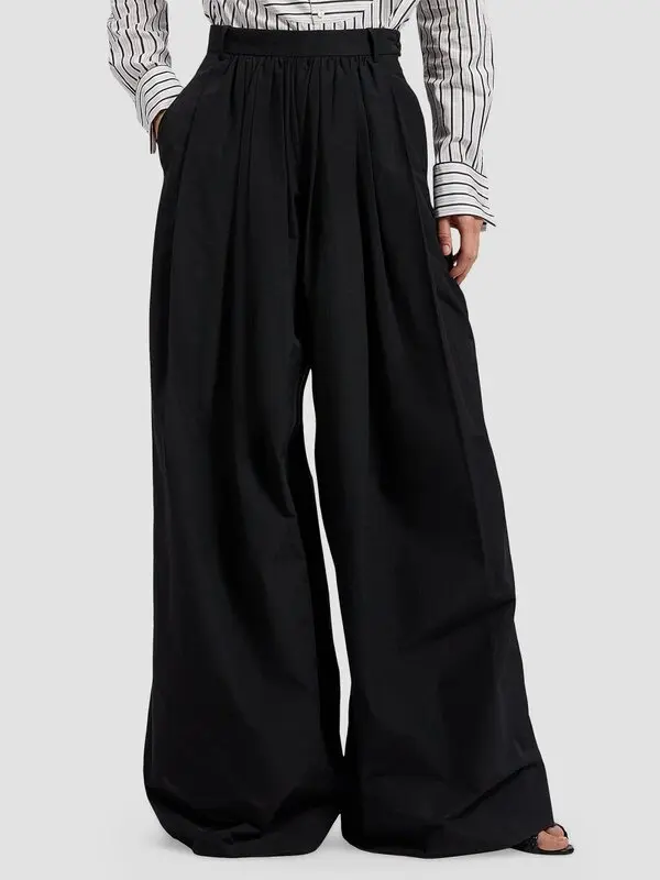 Ralph Lauren Vannesa Poplin Wide-leg Pants