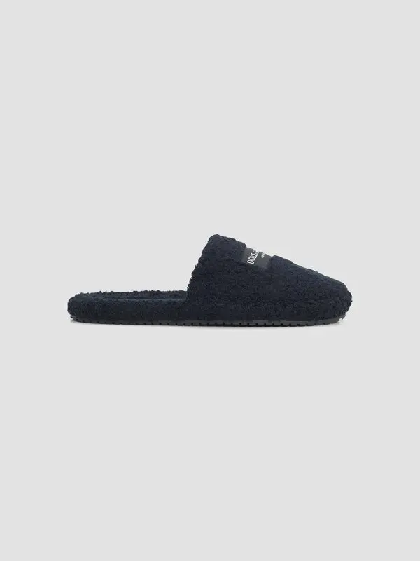 Dolce & Gabbana Terry Logo Slippers