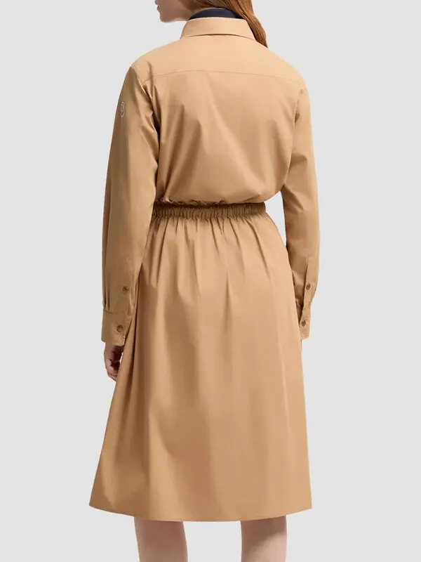 Moncler Dress In Cotton Blend