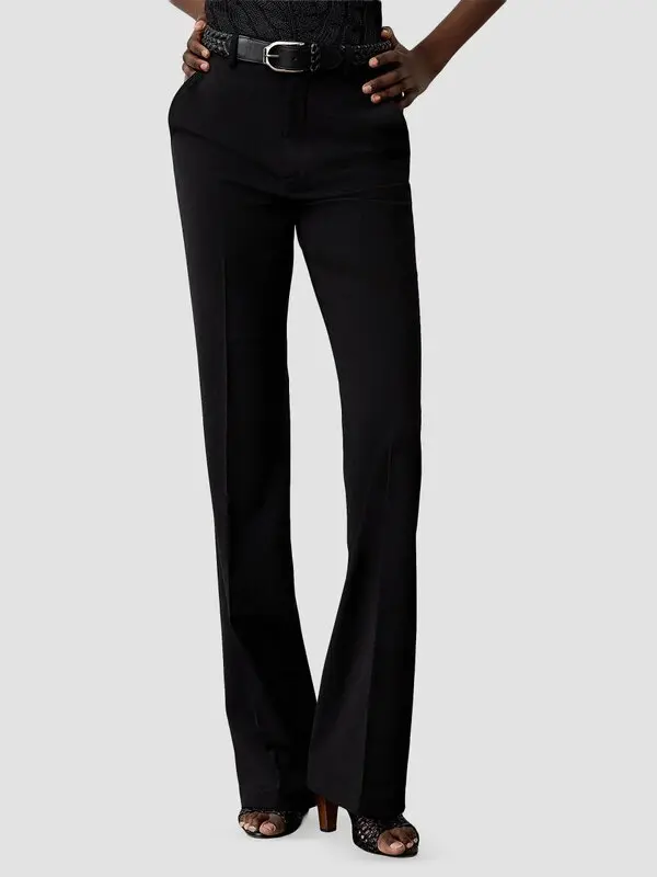 Ralph Lauren Wrigley Wool-blend Boot-cut Pants