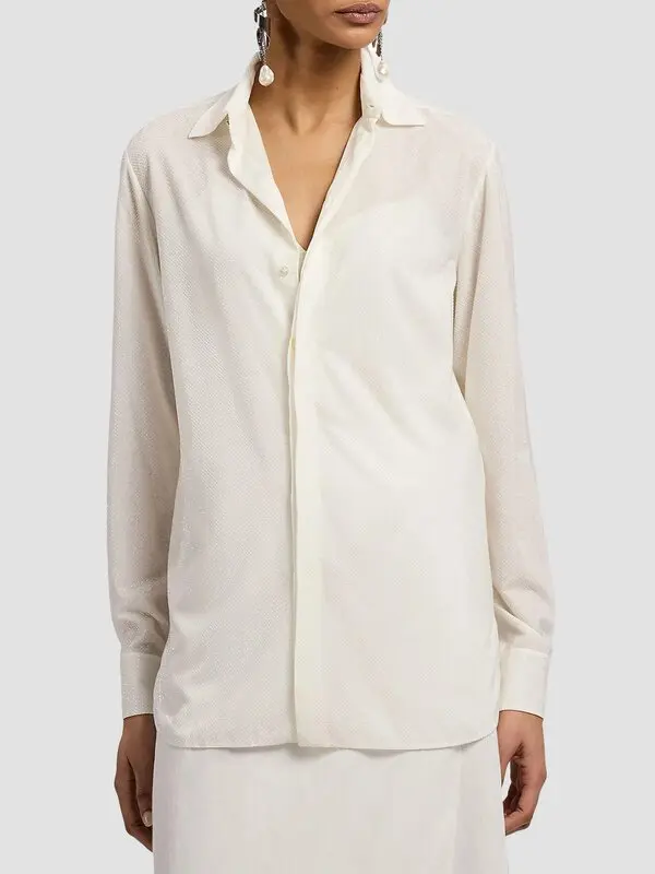 Ralph Lauren Adrien Silk Relaxed-fit Shirt