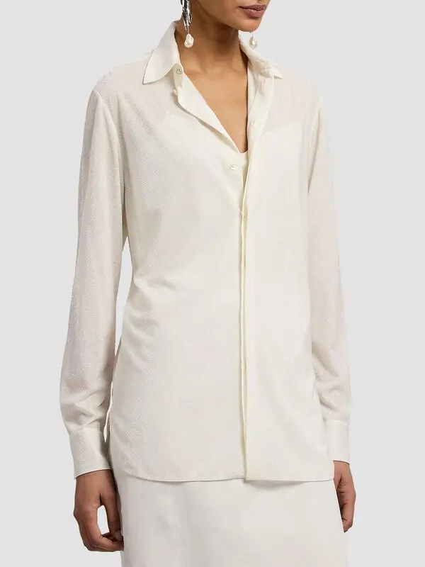 Ralph Lauren Adrien Silk Relaxed-fit Shirt