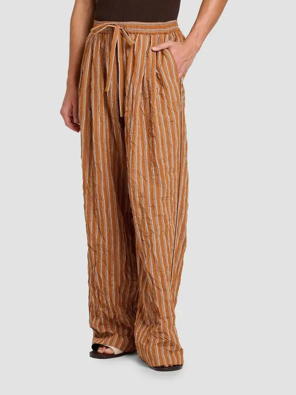 Dolce & Gabbana Striped Drawstring Pants