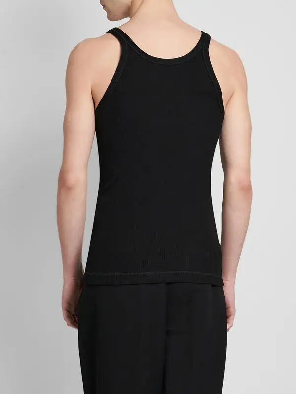 Dolce & Gabbana Etichetta Cotton Tank