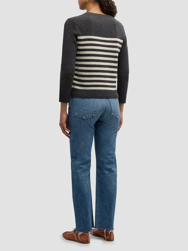 Moussy Vintage Westchase Pieced Mid-rise Straight-leg Jeans
