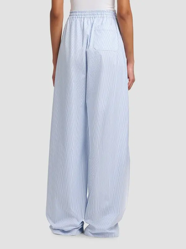 Dolce & Gabbana Crystal-embellished Cotton Drawstring Pants