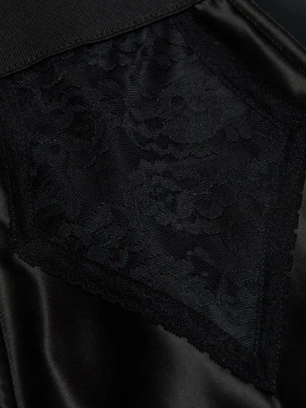 Dolce & Gabbana Lace-panel Pencil Skirt
