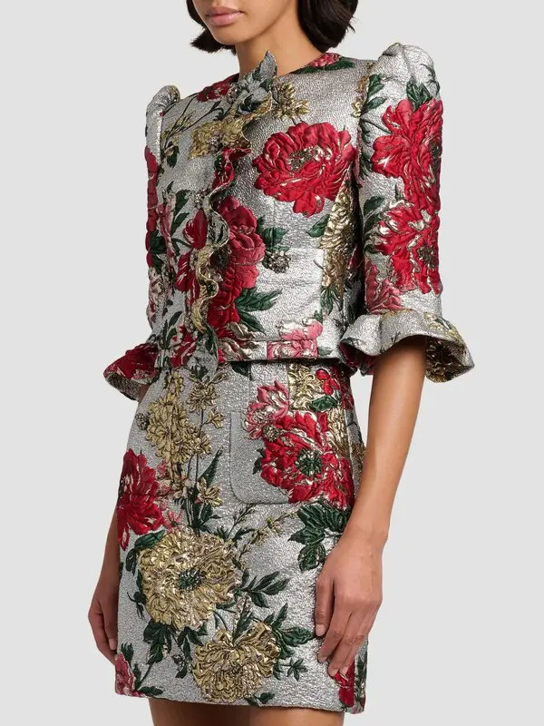 Dolce & Gabbana Floral Brocade Jacket