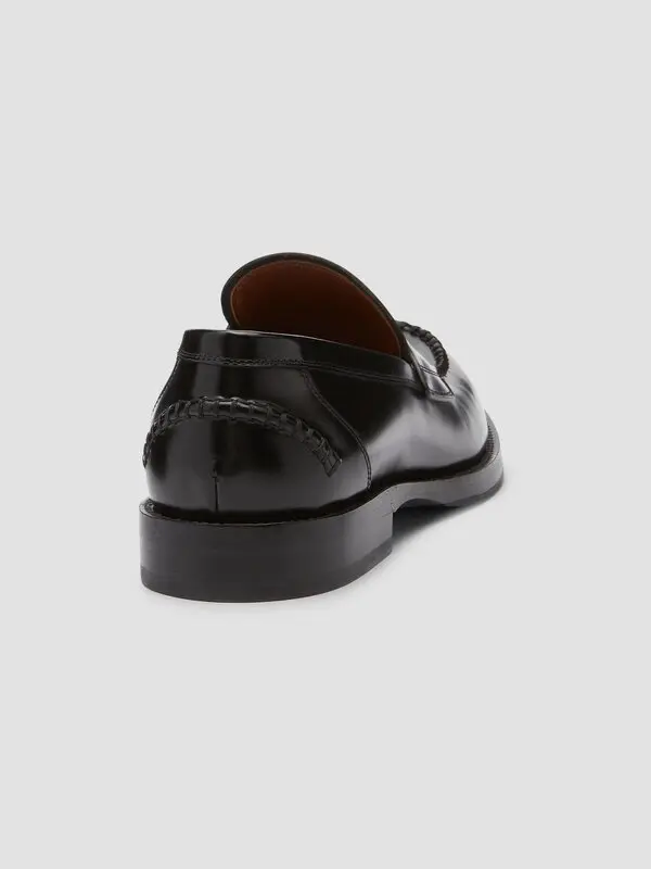 Dolce & Gabbana Corsaro Patent Leather Penny Loafers