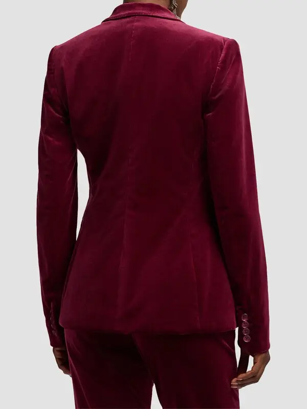 Ralph Lauren Parker Stretch-velvet Blazer