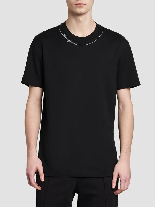 Dolce & Gabbana Logo Cotton Crewneck T-shirt