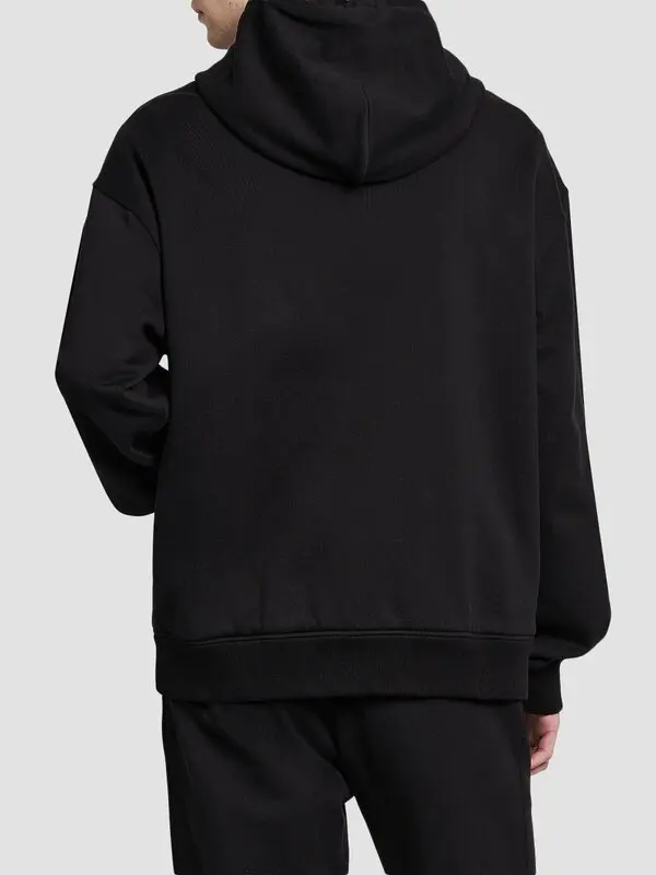 Dolce & Gabbana Logo Cotton Zip-front Hoodie