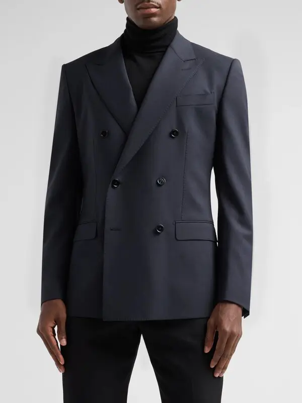 Dolce & Gabbana Stretch-virgin Wool Double-breasted Jacket