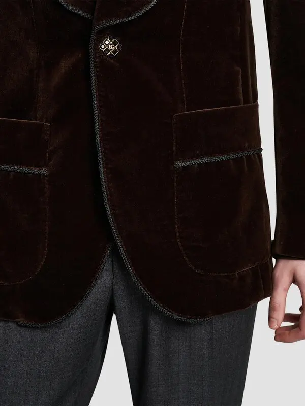 Dolce & Gabbana Smoking Velvet Jacket