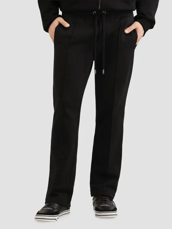 Dolce & Gabbana Logo Cotton Drawstring Pants
