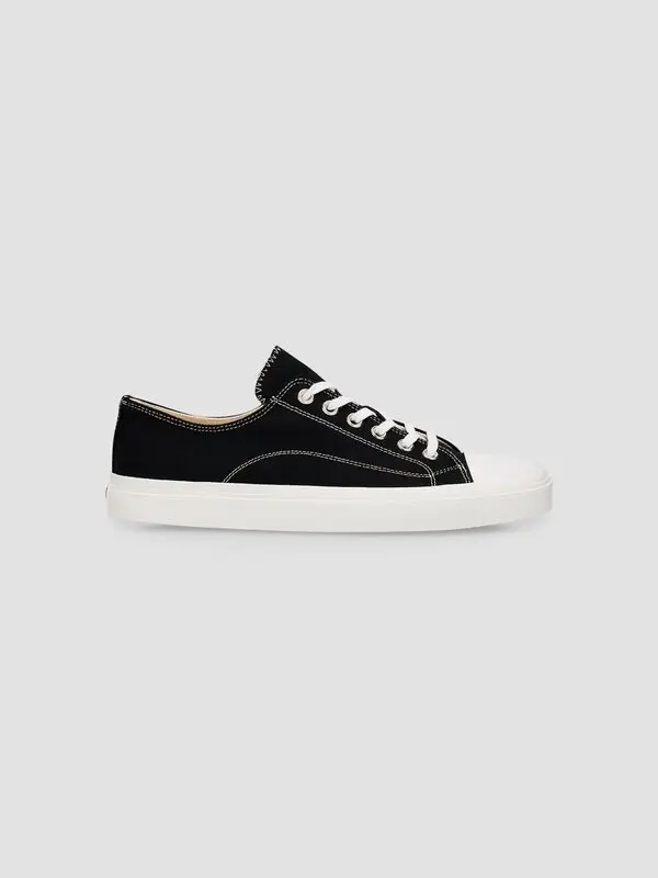 Moschino Canvas Low-top Sneakers - Black