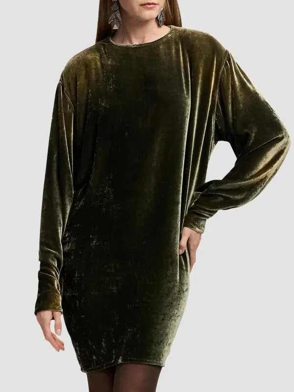 Ralph Lauren Tessy Velvet Cocktail Dress