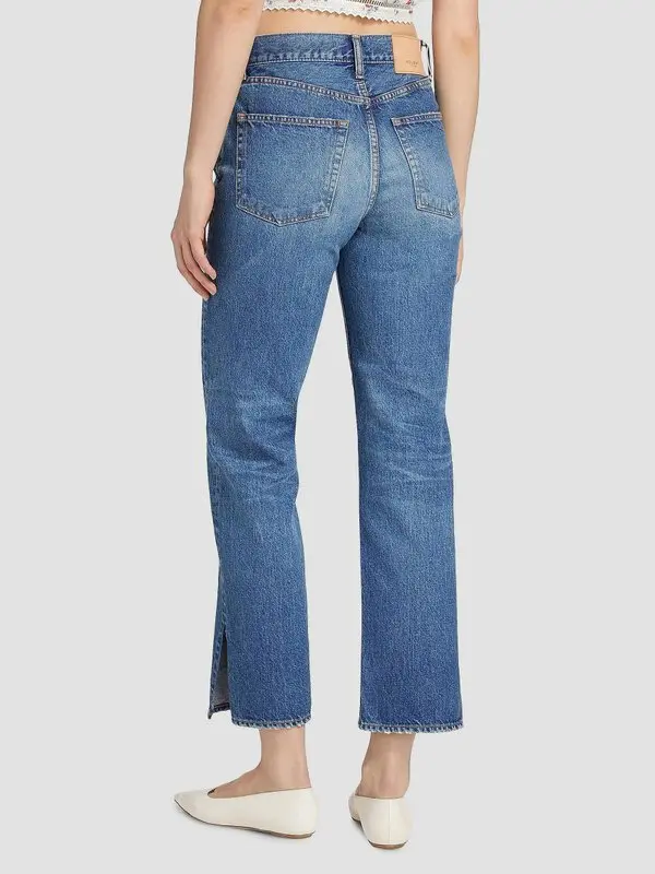 Moussy Vintage Sunset Straight Mid-rise Jeans