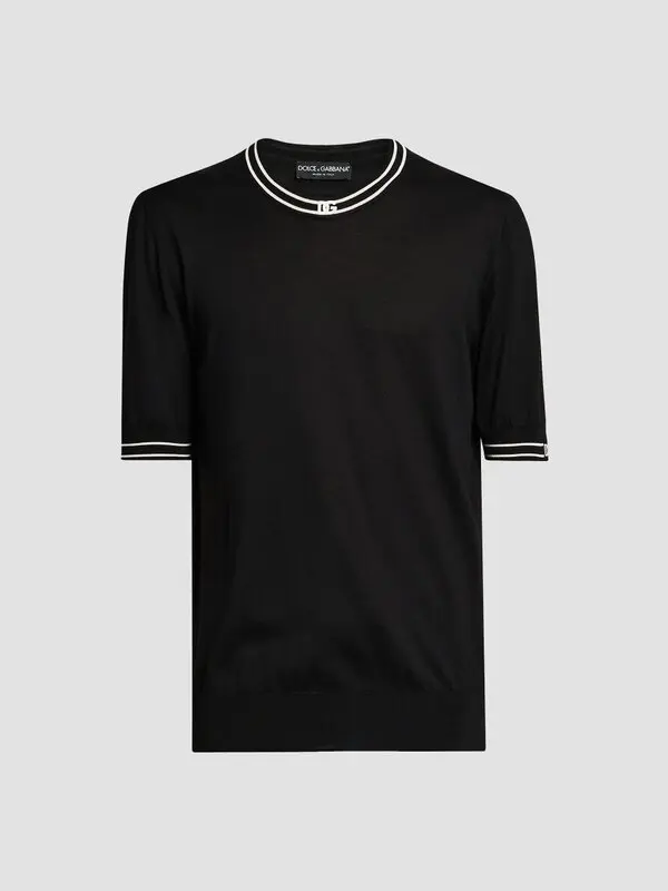 Dolce & Gabbana Logo Silk T-shirt