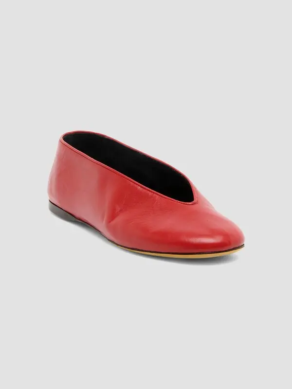 Moschino Duck Leather Flats